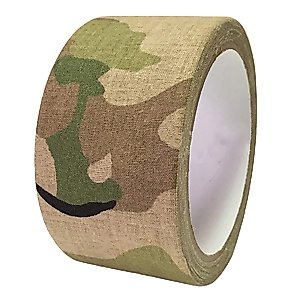 homeemoh 5cm x 5m Self Adhesive Protective Camouflage Tape, Camo Wrap Waterproof Tape Stretch Bandage Duct Tape for Outdoor Camping,CP