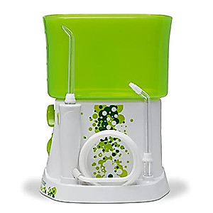 Waterpik Water Flosser for Kids, Countertop Water Flosser for Children and Braces, WP-260, Green