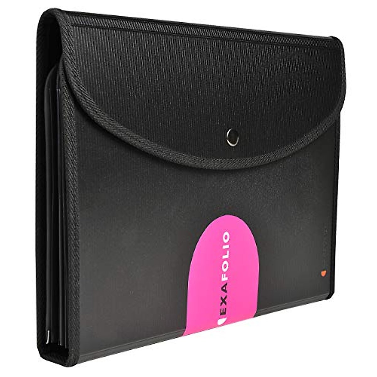Exacompta - Ref 55834E - Exactive - Conference Folder - 25.5 x 33cm in Size, Suitable for A4 Documents, 13 Customisable Tabs, Writing Pad Supplied - Black
