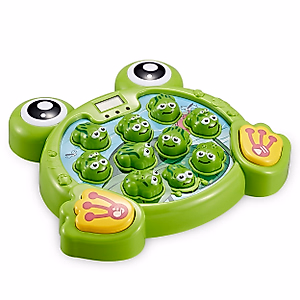 Think Gizmos Whack A Frog Game - Fun Hammering Interactive Toy for Boys & Girls, Learning, Active, Early Developmental STEM Pounding Toy for Toddlers