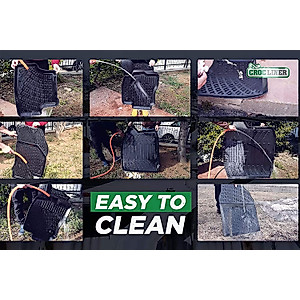 Croc Liner Floor Mats Front and Rear All Weather Custom Fit Floor Liner Compatible with Volvo S60 / 2011-2018 (Volvo S60 / 2011-2018 (not Compatible with Inscription Models)