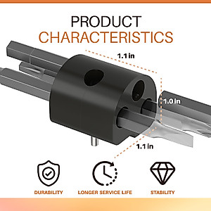 Drill Bit Holder Kit for DeWalt 20v Impact Driver Holder, Drill Bits Mount Holder, Cordless Tools, for DeWalt 20v Drill Impact Driver Holder, Drill Replace Magnetic Bit Holder Attachment, Drill Holder