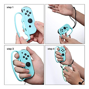 ECHZOVE Nintendo Switch Animal Crossing Accessories, Switch Animal Crossing Wrist Straps and Switch Animal Crossing Boxing Grips