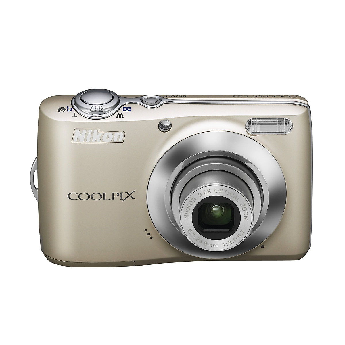 Nikon Coolpix L22 12.0MP Digital Camera with 3.6x Optical Zoom and 3.0-Inch LCD (Silver)