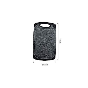 WHLONG Reversible Plastic Chopping Board for Kitchen Design with Easy Grip Hle Cutting Boards