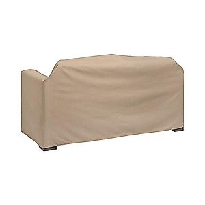 Modern Leisure Basics Patio Loveseat Cover, 55"L x 33"W x 38"H, Khaki