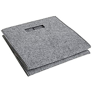 Sammy & Lou Felt Storage Cube, Gray