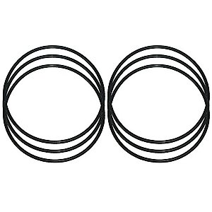 KleenWater O-Rings, Compatible with Whirlpool WHKF-DWHV, WHCF-DWHV, WHCF-DWH, WHKF-DWH & WHKF-DUF Water Filters, Set of 6 Value Pack