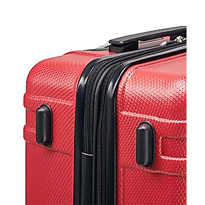 Tommy Hilfiger Lexington Upight Hard Suitcase, Red, 25"