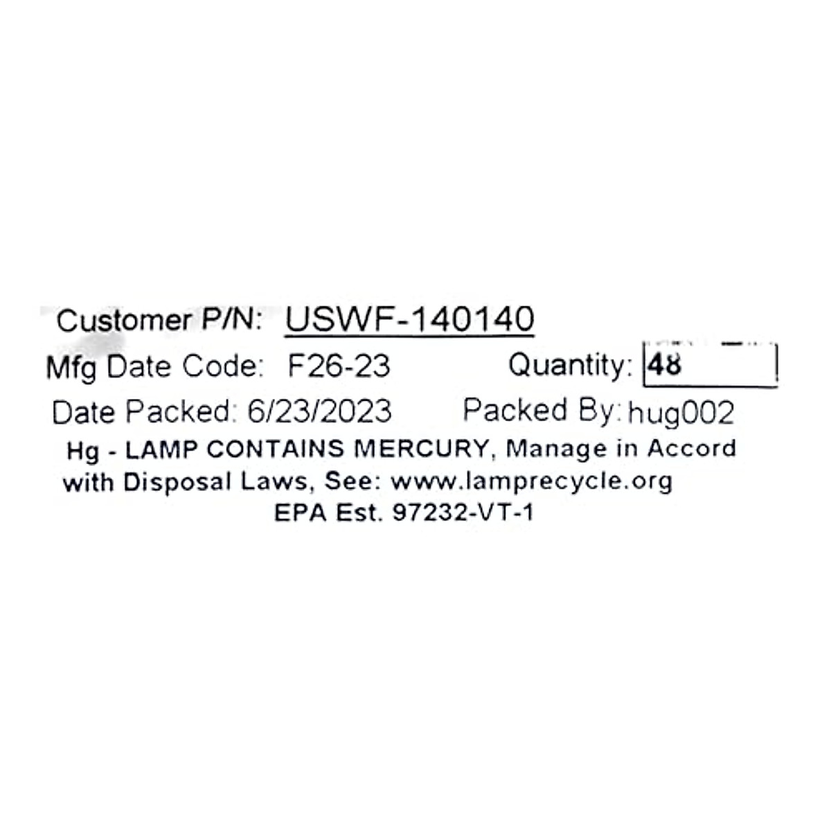 S212RL Replacement UV Lamp | Fits the VIQUA SQ-PA, SC1, & VT-1 Series UV Systems | Made in the USA, US Water Filters