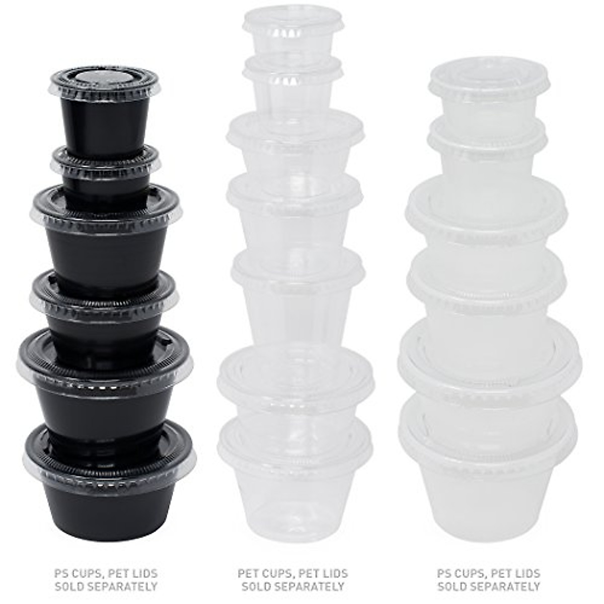 Simply Deliver 3.25 oz Soufflé Portion Cup, Translucent PS, 2500-Count