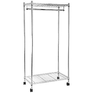 Portable Garment Rolling Rack Cover - Protect Your Clothes From Dust Keep Your Room Looking Organized (Cover Only) - 36"Wx18"Dx68"H