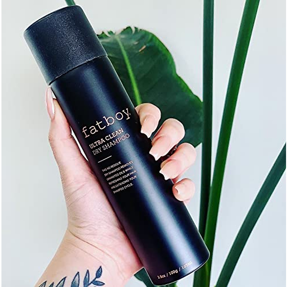 Fatboy Hair Ultra Clean Dry Shampoo, Oil Absorbing and Refreshing, Dry Hair, 1 Oz.