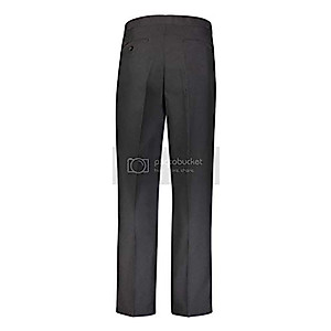 RGM Men's Tuxedo Pants Side Satin Stripe - Pleated Or Flat Front 28W x 32L