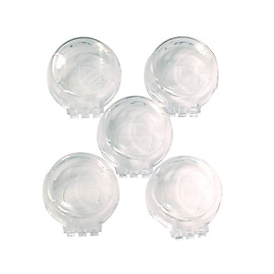 Superior Brands Child Safety Gas Stove Knob Covers Pack of 5 (Clear)