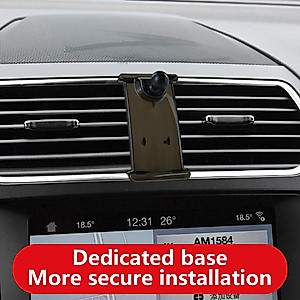 LUNQIN Car Phone Holder for 2016-2019 Ford Explorer Auto Accessories Navigation Bracket Interior Decoration Mobile Cell Phone Mount