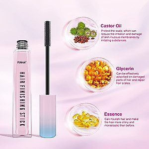 Hair Finishing Stick 2 Pack, Flyaway Feel Stick Hair, Small Broken Hairs Finishing Cream, Non-Greasy and Non-Sticky