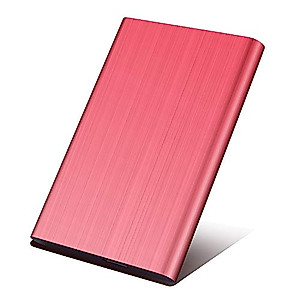 Prode 2.5 Inch Ultra Slim USB 3.0 Portable External Hard Drive 2TB for PC and Mac (2 tb, red)