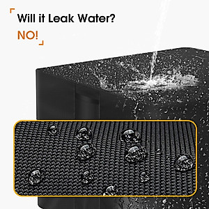 POMER Fire Pit Cover, 30 Inch Square Firepit Covers for 28-30 Inch Gas Fire Table Waterproof Outdoor Fireplace Cover - 30x30x25 inch