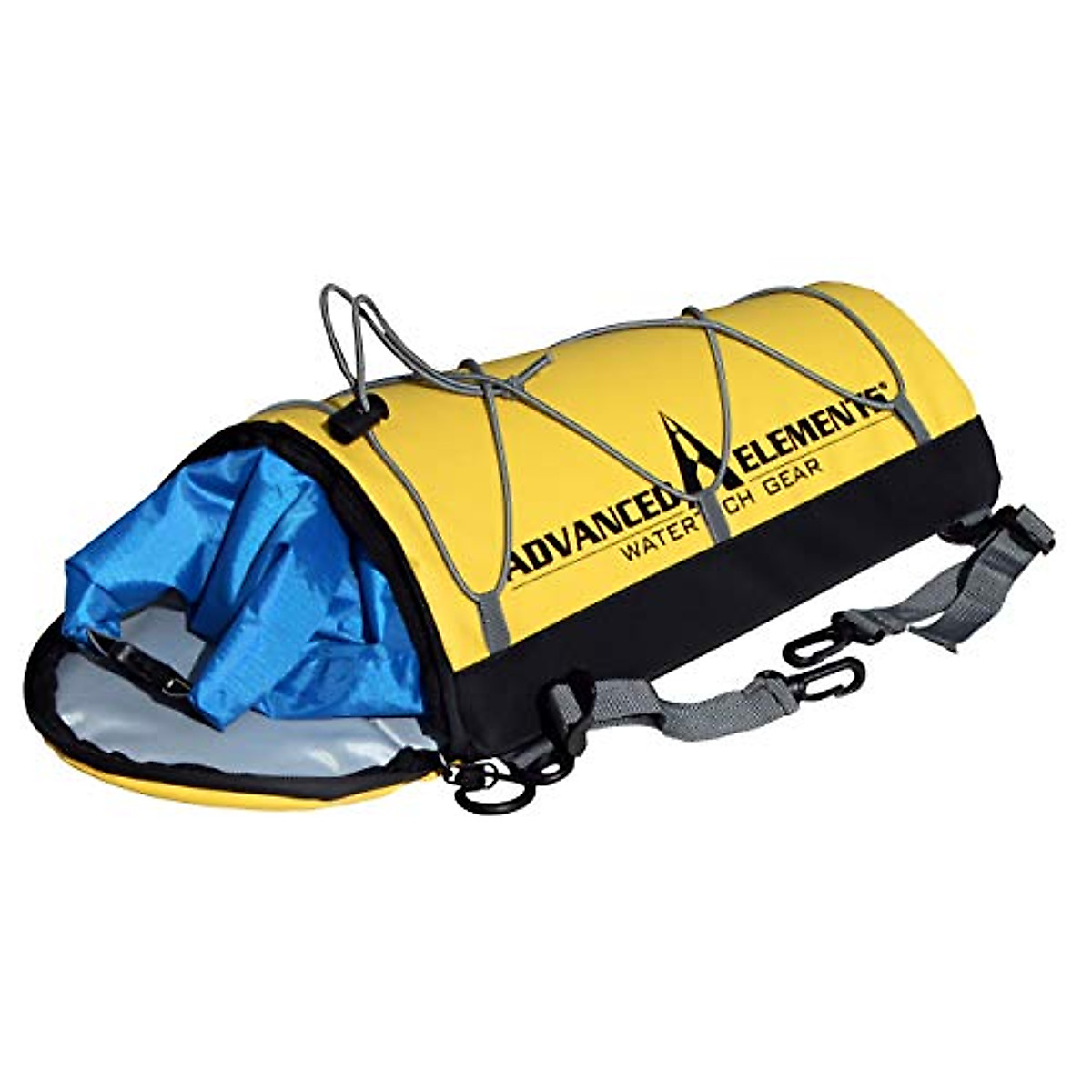 Advanced Elements QuickDraw Deck Bag - AE3501 Kayak Storage Drybag - Universal fit Kayak Storage - 7 Liters - Yellow