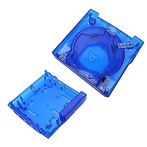 Translucent Plastic, Easy to Remove Scratch Resistant Blue Plastic Housing Shell for SEGA Dreamcast DC