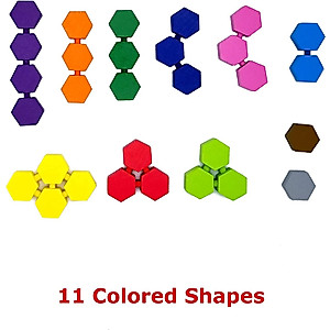 Bee Genius - Award Winner Puzzle Family Board Game for Ages 3+ Kids. 46,656 Possible Solutions to Help The Queen Bee & Worker Bees Build Their Honeycomb by Filling in Colored Shapes!