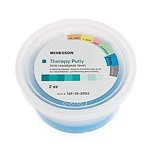 McKesson Therapy Putty - Firm Resistance for Fingers, Hands, and Wrist – Exercise Rehabilitation Occupational Therapy Tool -2 oz, 1 Count