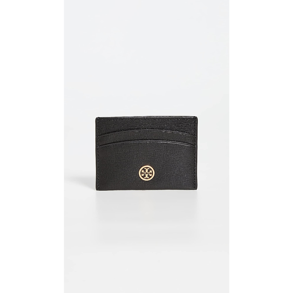 Tory Burch Women's Robinson Card Case, Black, One Size