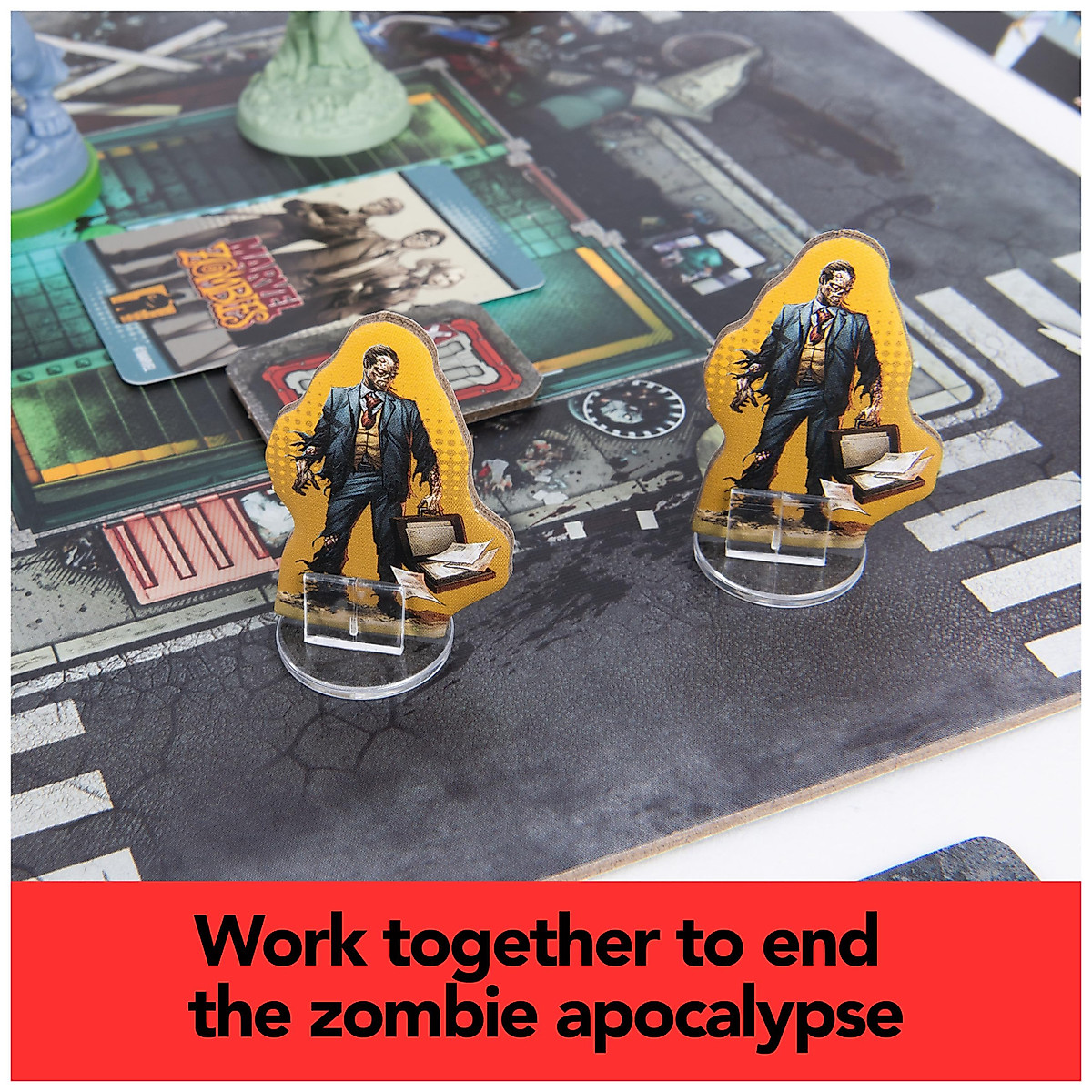 Spin Master Games, Marvel Zombies: Heroes’ Resistance, A Zombicide Game, Collectible Marvel Figurines, for Fans of Marvel Rivals & Action Movie Toys, 1-4 Players, for Adults & Teens Ages 14 & Up