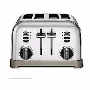 DEIKEB Slivers 4 Slice Metal Classic Toaster13.00 X 12.00 X 9.00 Inches