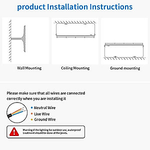 CHARON 300W LED Flood Light, 24000LM Super Bright Outdoor Work Stadium Lights, 6000K Daylight White, IP66 Waterproof Security Lights, Landscape Wall Lights for Garage, Garden, Lawn, Yard, Playground
