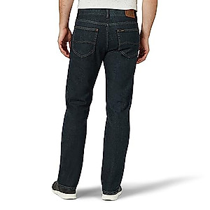 Lee Men's Extreme Motion Regular Straight Jean Night Owl 34W x 30L
