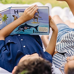 Melissa & Doug Children's Book - Poke-A-Dot: Dinosaurs A to Z (Board Book with Buttons to Pop) - FSC Certified