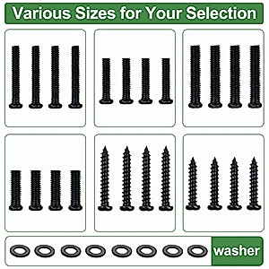TV Stand Screws and Washers for Samsung TV Stand Screws Kit, for Samsung 32" 40" 43" 45" 50" 55" 60" 65" 70" 75" 80" 85" TV Legs Screws, TV Mount Screws for Samsung TV Stand Leg Screws