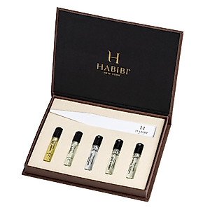 H HABIBI Women’s & Oud Collection Discovery Sample Set - Perfumes for Women, Arabian Perfume for Women, Perfume Sampler for Women, 10 Mini Sprays (2 mL Each), Made in USA