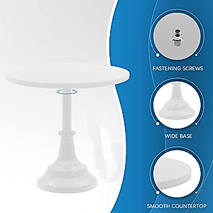 Cake Stands Set of 3,Metal Cupcake Stands Cake Display Stands,8/10/12 Inch Round Cake Trays Dessert Display Stands,for Birthday,Party,Wedding,Party,Ceremony,Decoration. (Iron)