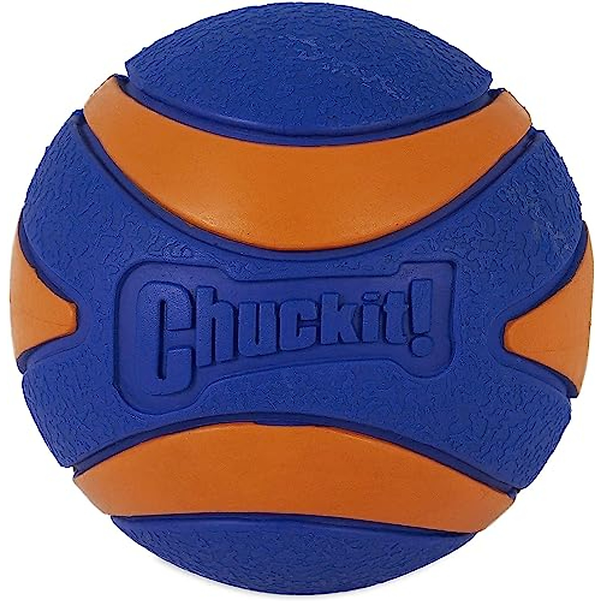 Chuckit! Ultra Squeaker Ball Dog Toy, Medium (2.5 Inch) 2 Pack, for Large Breeds, Blue, Orange