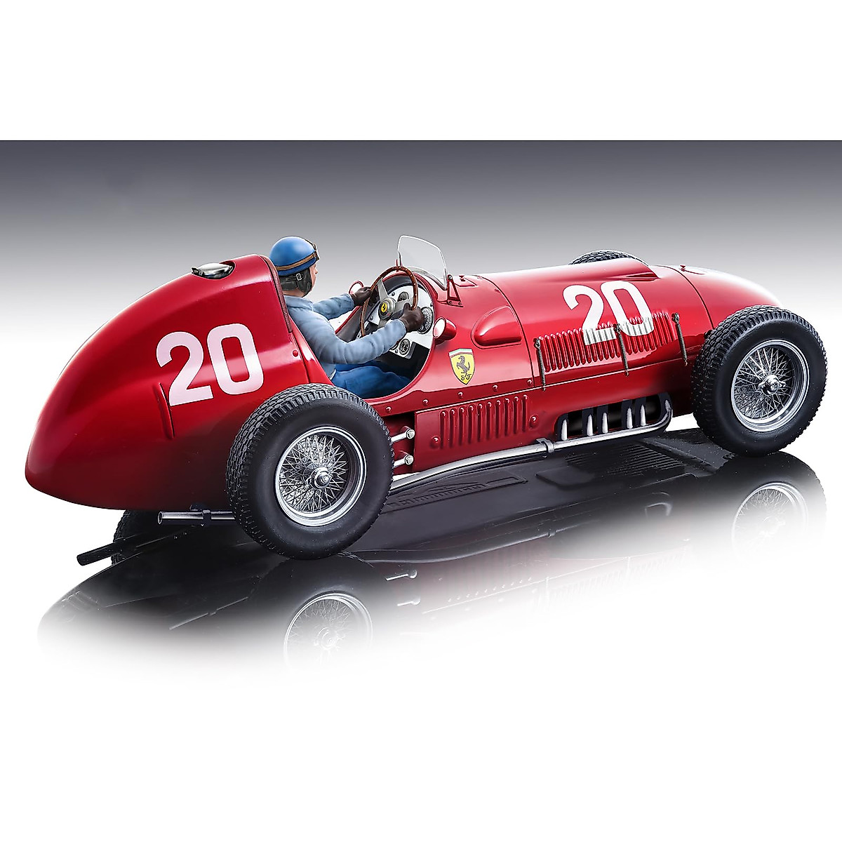 375#20 Alberto Ascari Formula One F1 Swiss GP (1951) with Driver Figure Mythos Series Limited Edition to 60 Pieces Worldwide 1/18 Model Car by Tecnomodel TMD18-63C