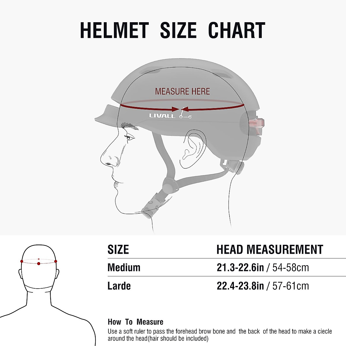 LIVALL C20 Smart Bike Helmet with LED Lights & Visor, CPSC Certified, Bike Helmet with Fall Detection for Adults Men Women, Bicycle Helmet for Urban Commuter E-Bike Scooter Skateboard