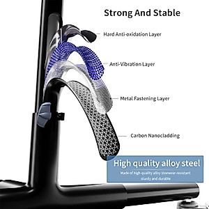 ALINBIN Backdrop Stand on Wheels 10x7ft(WxH) Photo Studio Adjustable Backdrop Stand for Parties Background Support Kit with 6 Crossbars 4 Backdrop Clamps for Paties Wedding Events Decoration