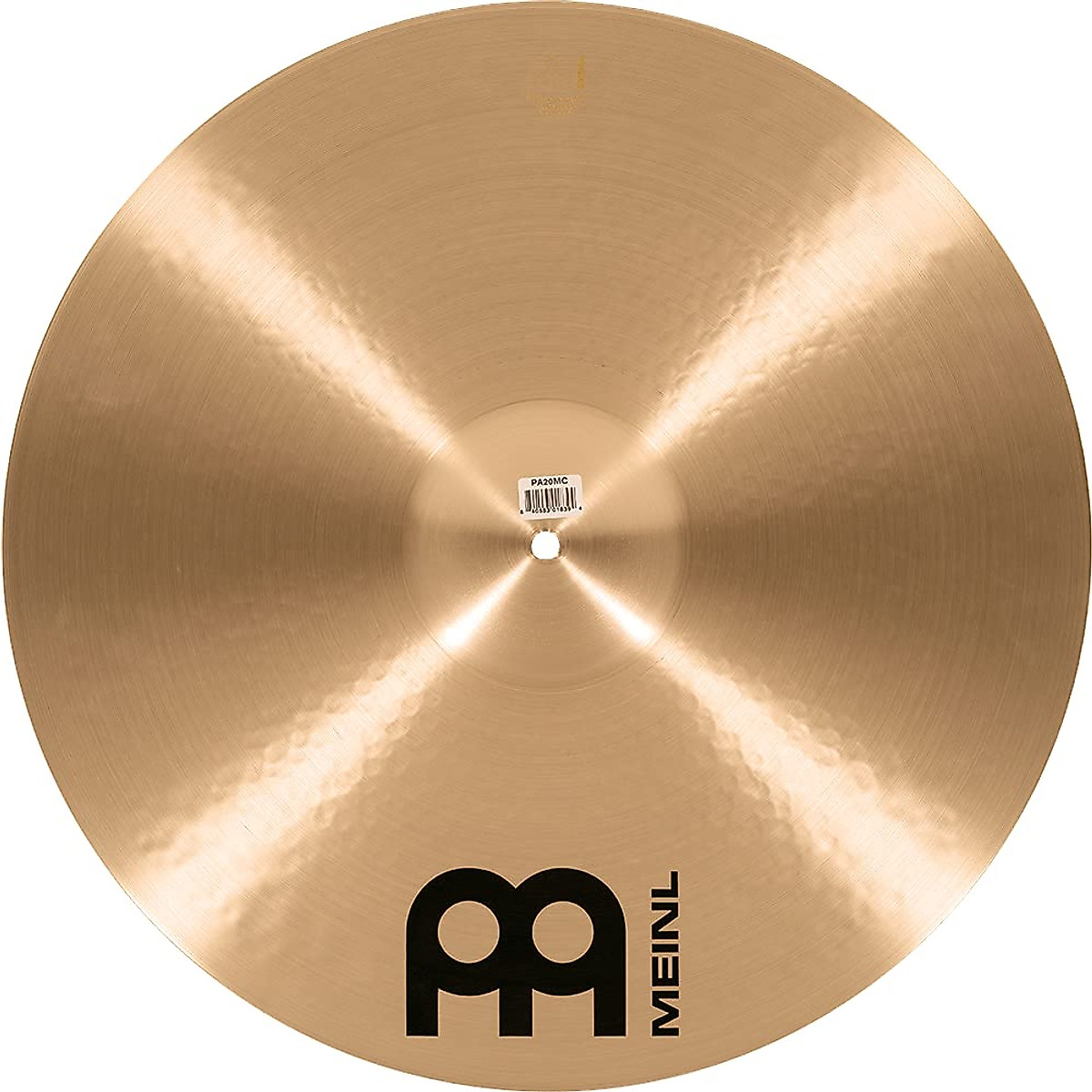 Meinl 20" Medium Crash Cymbal - Pure Alloy Traditional - Made in Germany, 2-YEAR WARRANTY (PA20MC)