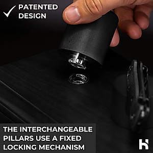 Holme & Hadfield - Combo Deck Extra Pillars - 4 Pack - Black (Pillars Only)