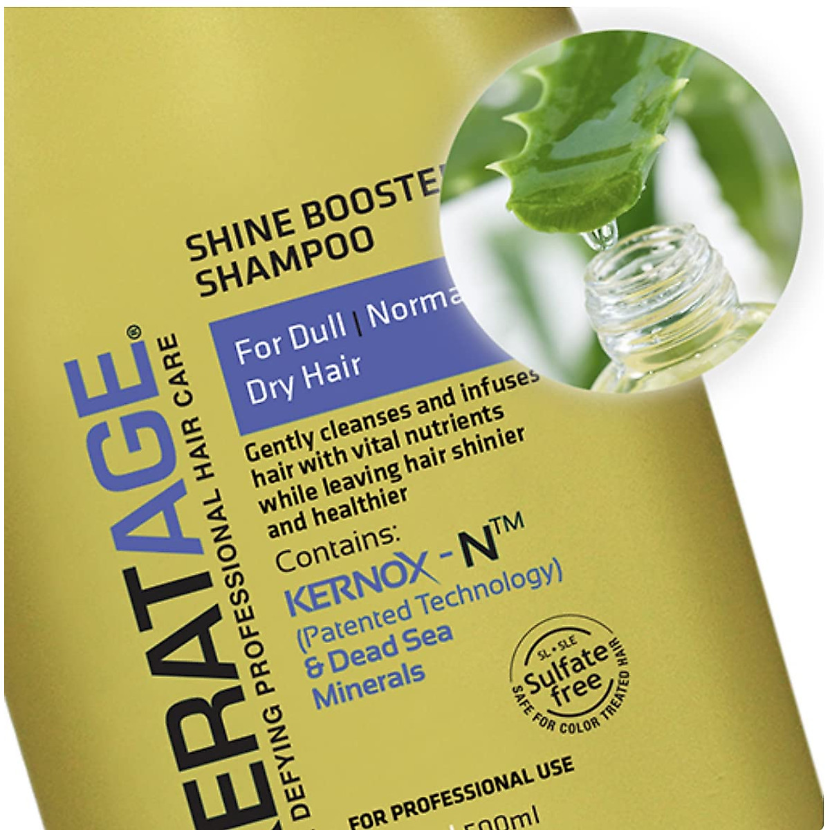 Keratage Shine booster , Dull- Normal-Dry Hair (Shampoo/Conditioner)