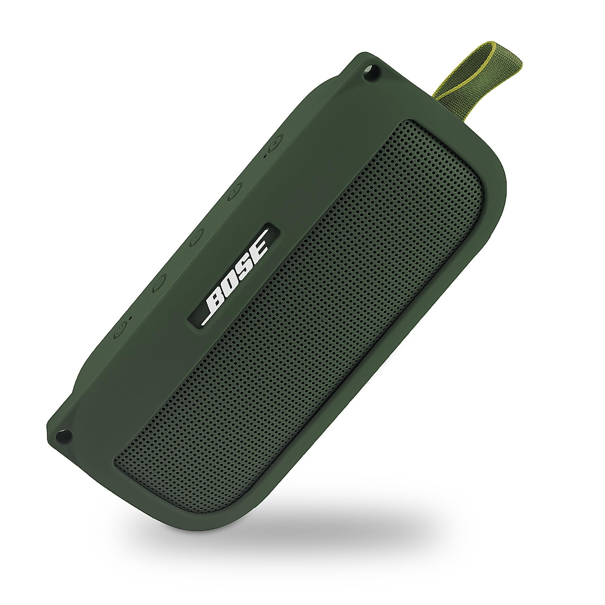 co2CREA Soft Silicone Case Replacement for Bose SoundLink Flex Bluetooth Portable Speaker (Silicone Case, Cypress Green Case)