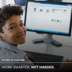 HP ProDesk 600G1 (RGB) Desktop Computer | Quad Core Intel i5 (3.2) | 8GB DDR3 RAM | 500GB SSD Solid State | Windows 10 Home | Perfect Family PC (Renewed)
