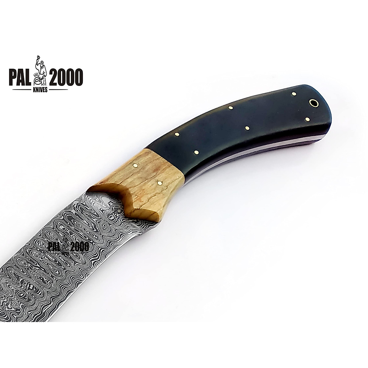 DAM-9985 Full Tang Custom Handmade Damascus Steel 25 Inch Knife Micarta Handle with Sheath