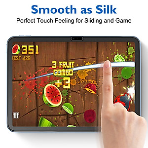 Mothca Matte Glass Screen Protector for iPad 10th Generation (2022, 10.9-inch) Anti-Glare & Anti-Fingerprint HD Tempered Glass Shield Film with Alignment Frame, No Dazzling, Smooth as Silk