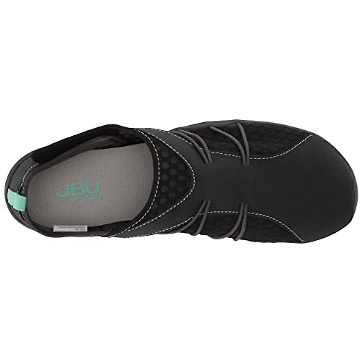 JBU by Jambu Women's Storm Water Ready Shoe, Black/Teal, 11