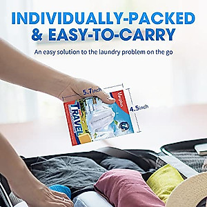 Laundry Detergent Sheets - Liquidless Bulk Laundry Detergent, Laundry Detergent Strips, Plastic-Free Laundry Detergent with Small Package, Suitable for Travels (35 Sheets)