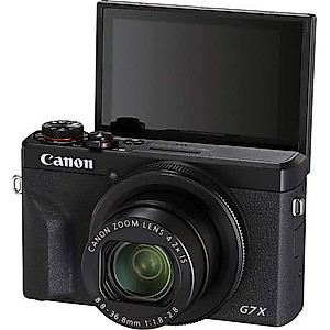 Canon PowerShot G7 X Mark III Digital Camera (Black) + 16GB Memory Card + Memory Card Reader + Pixibytes Microfiber Cleaning Cloth